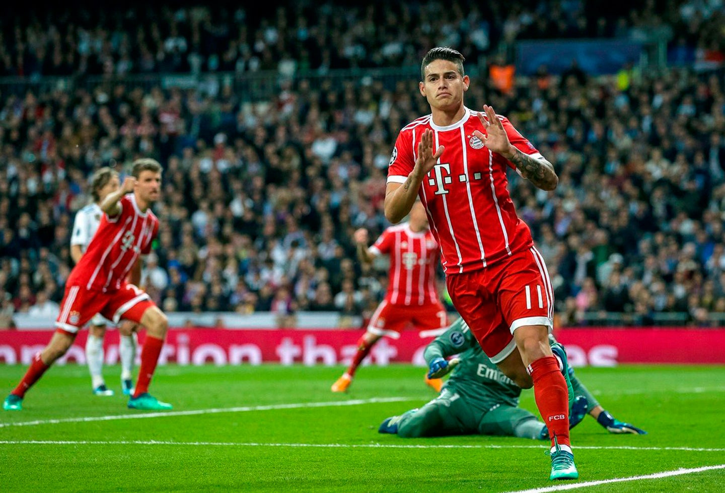 James Rodríguez, en el equipo ideal de la Champions 2017-2018 | La FM