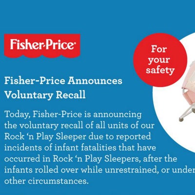 Mattel retiró del mercado las sillas de bebé marca Fisher-Price