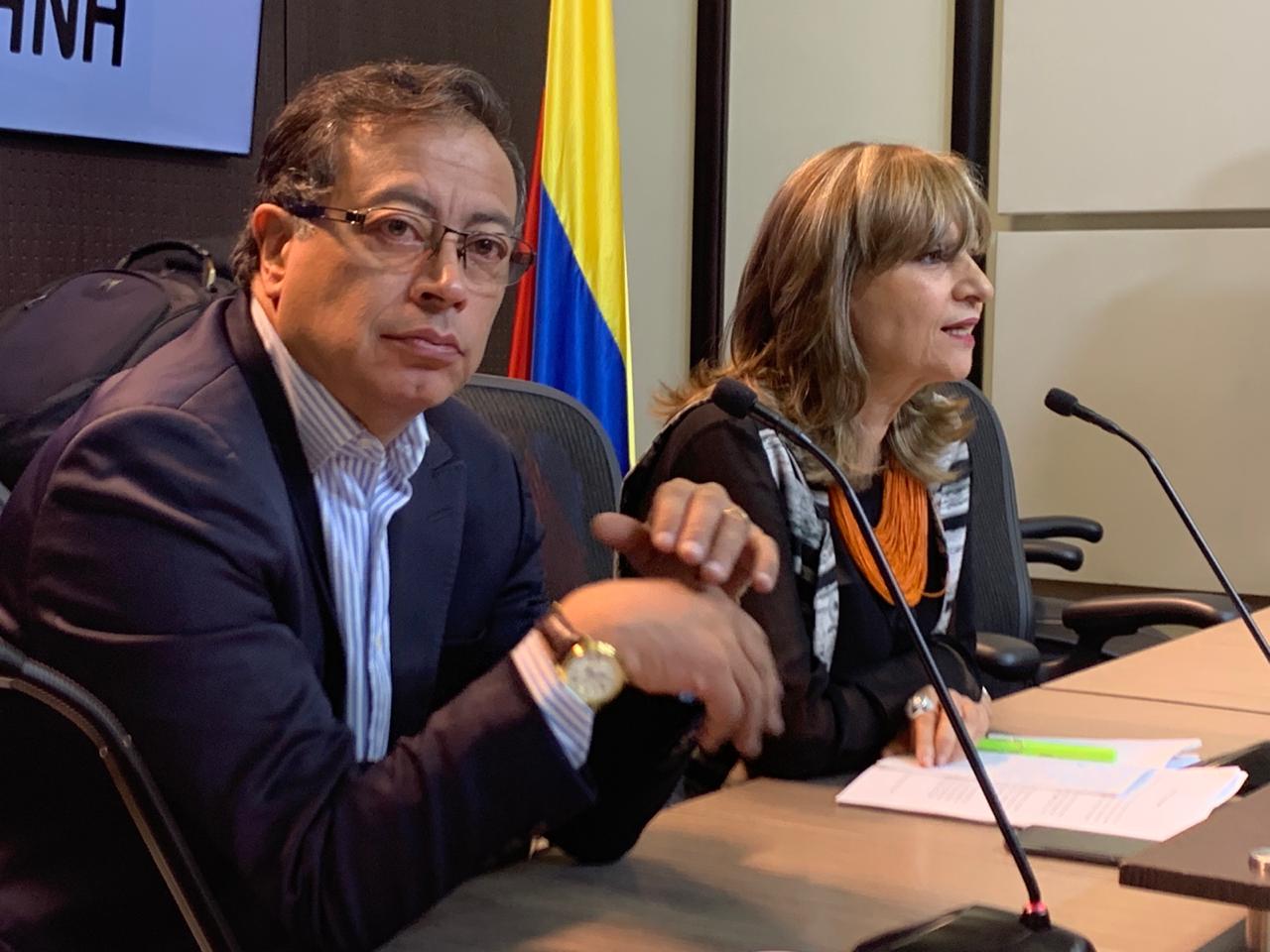 El malestar de Gustavo Petro con Ángela María Robledo