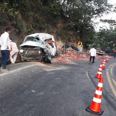Accidente en vía Bucaramanga - Barrancabermeja deja tres muertos