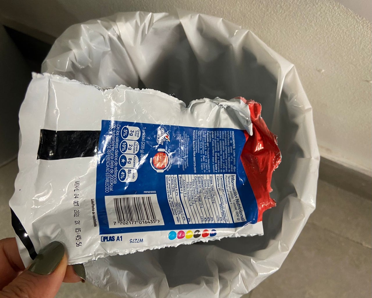 Así podrá reciclar las bolsas de leche y de avena