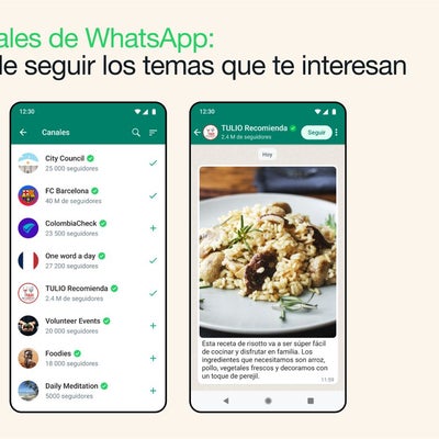 WhatsApp lanza 'Canales': Podrá seguir sus temas de interés