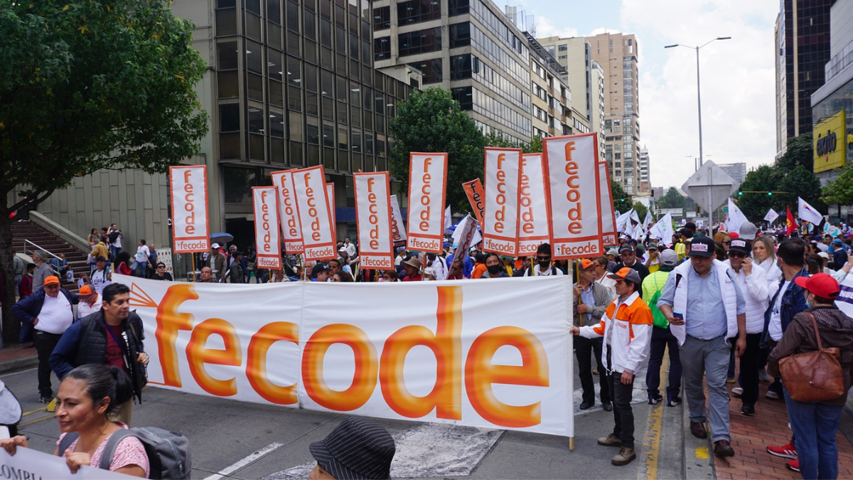 Fecode convocó un nuevo paro nacional de 24 horas