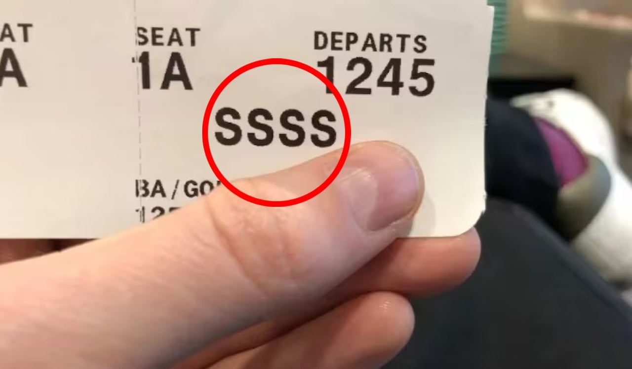 Qué significa el código “SSSS” en el pase de abordar a EEUU
