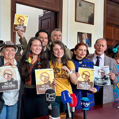 Radican proyecto de ley para prohibir fracking en Colombia