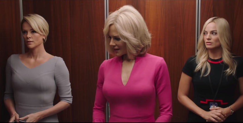Teaser de 'Bombshell', con Margot Robbie, Nicole Kidman y Charlize Theron