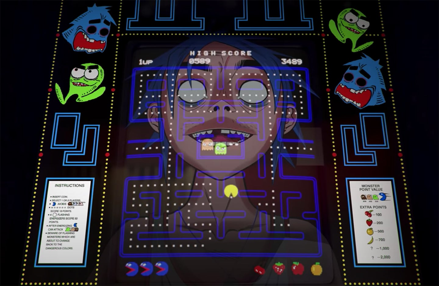 PAC-MAN: Gorillaz lanza una nueva canción como homenaje al videojuego