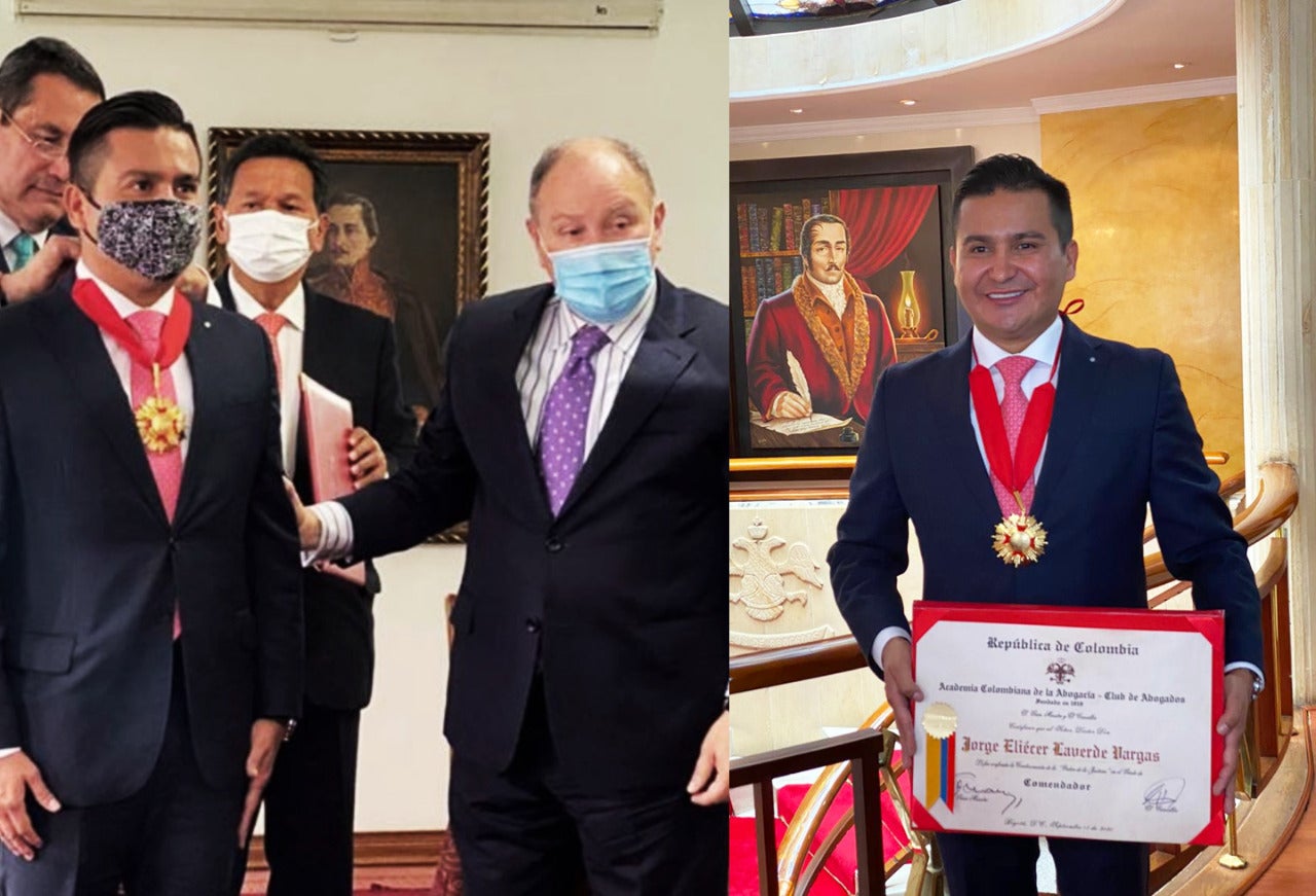 Dr. Jorge Eliécer Laverde Vargas, uno de los mejores abogados de Colombia