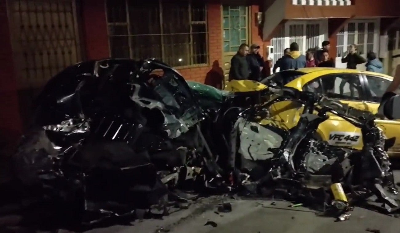 Bogotá Camión Se Quedó Sin Frenos Y Embistió Ocho Carros