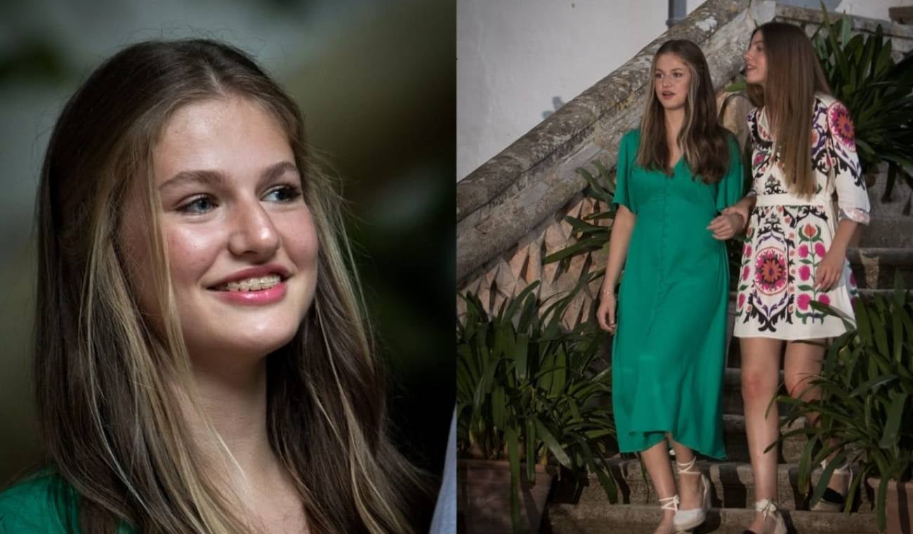 Princesa Leonor estrenó vestido de Mango en descuento