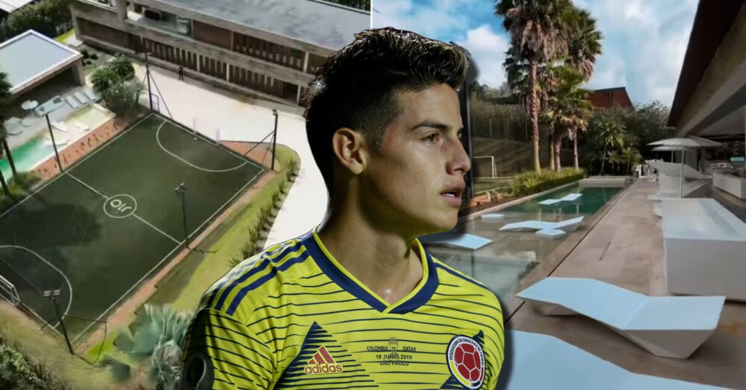 James Rodríguez vende su mansión de $11.000 millones: así es