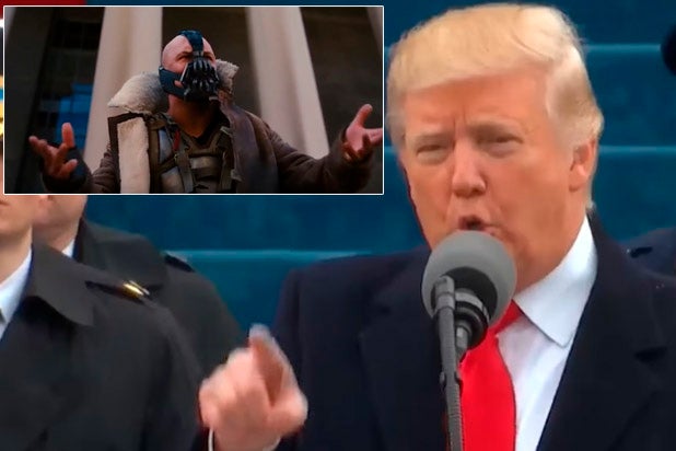 Relacionan parte del discurso de Trump con el de Bane en 'The Dark ...