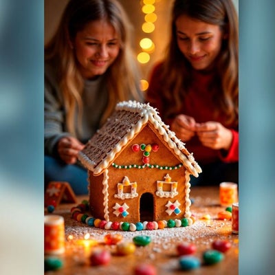 Casitas de jengibre en casa: preparación fácil para Navidad