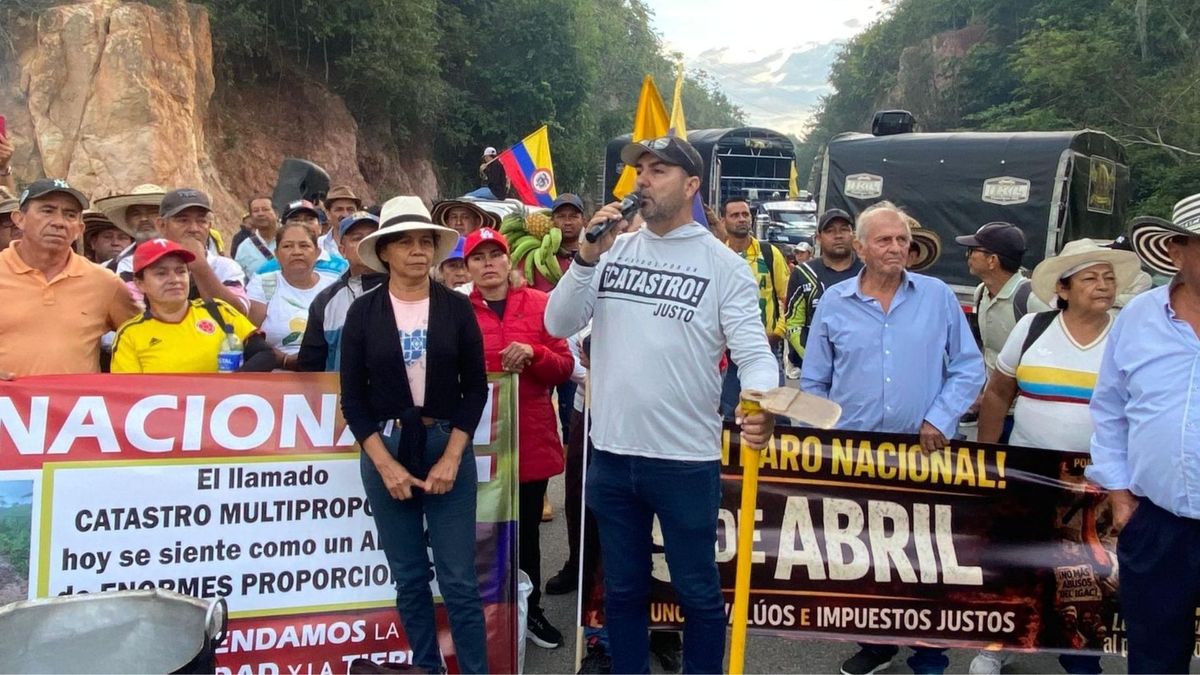 Bloqueos en Santander por rechazo a catastro multipropósito