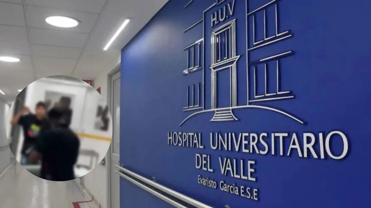 Hombre amenazó con machete a médicos del Hospital Universitario del Valle