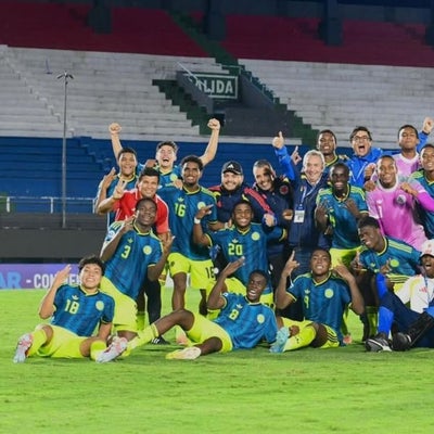 Colombia goleo a Brasil 3-0 en sudamericano sub 17