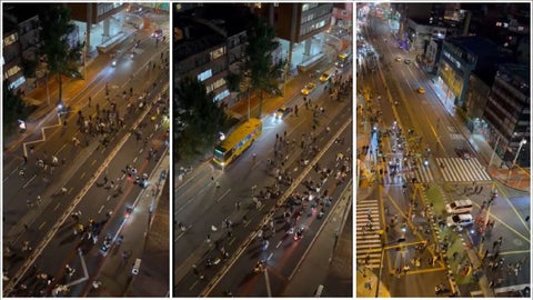 Seguidores de Iván Cepeda marcharon en Bogotá en respaldo